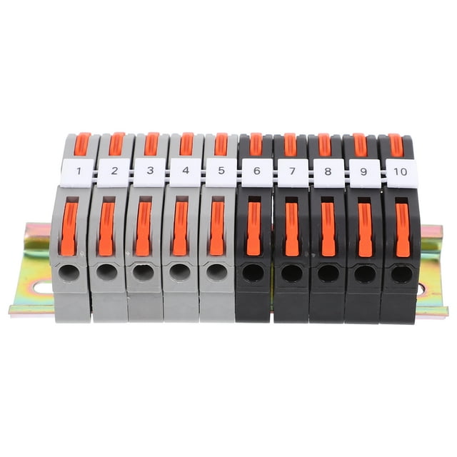 Rail Terminal Block Kit Electric Wire Connector Din Blocks Connectors ...