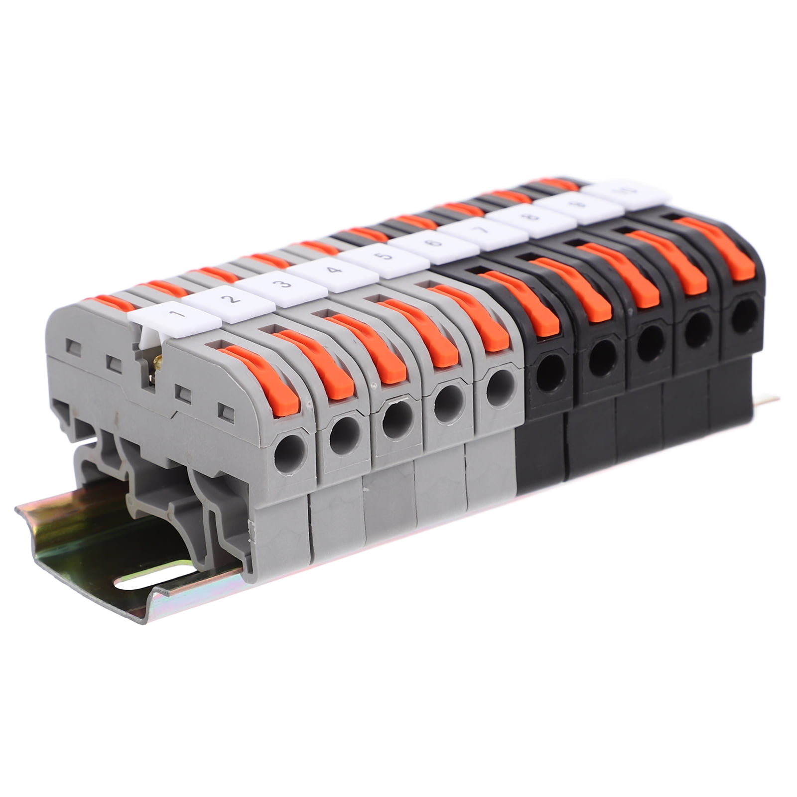 Rail Terminal Block Kit Terminal Block Quick Connect Wire Connectors ...