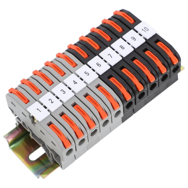 Rail Terminal Block Kit Terminal Block Wire Connectors Rails Connector ...