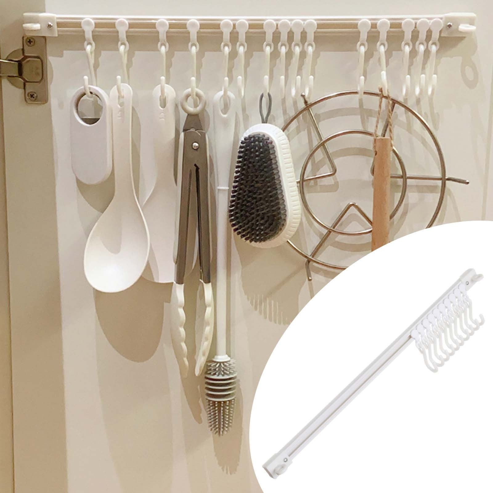 Rail Wall Hanging Hooks Cabinet Hooks Kitchen Hooks Sliding ...