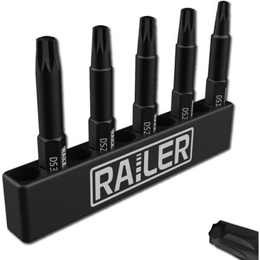Railer Double Square Screwdriver Bit Set - Premium S2 Steel 2 Inch ...