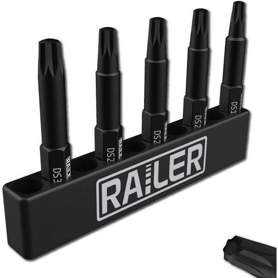 Railer Double Square 8 Point Star Bit Set - Walmart.com