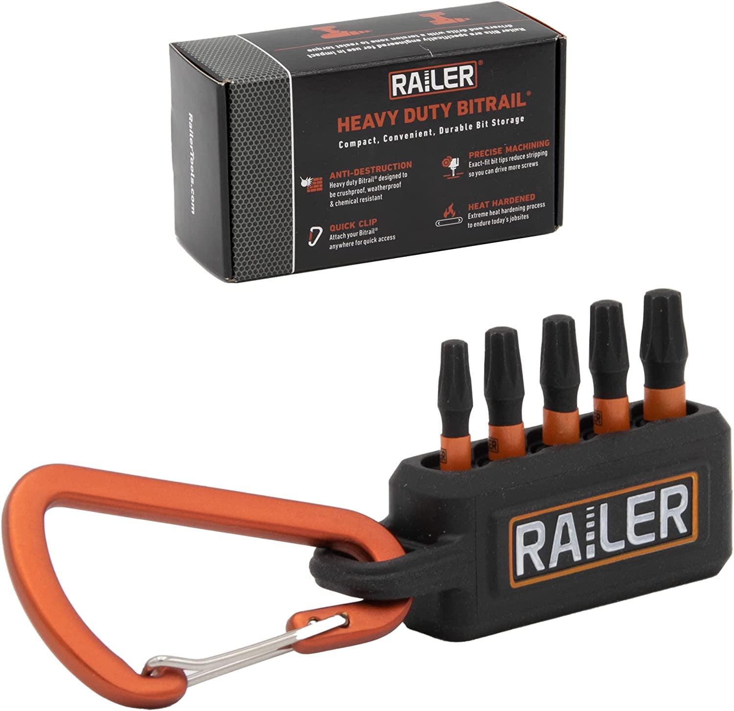 Railer Double Square Screwdriver Bit Set - Premium S2 Steel 1 Inch ...