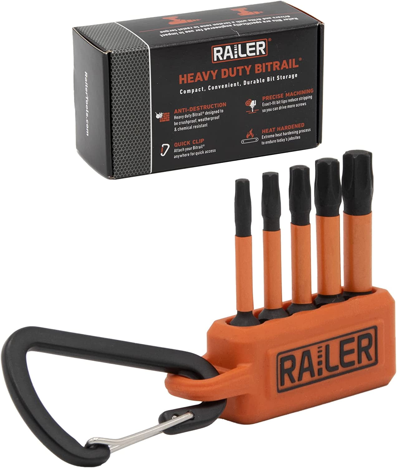 Railer Double Square Screwdriver Bit Set - Premium S2 Steel 2 Inch ...