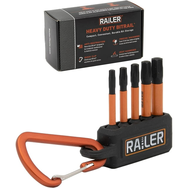 Railer Double Square Screwdriver Bit Set - Premium S2 Steel 2 Inch ...
