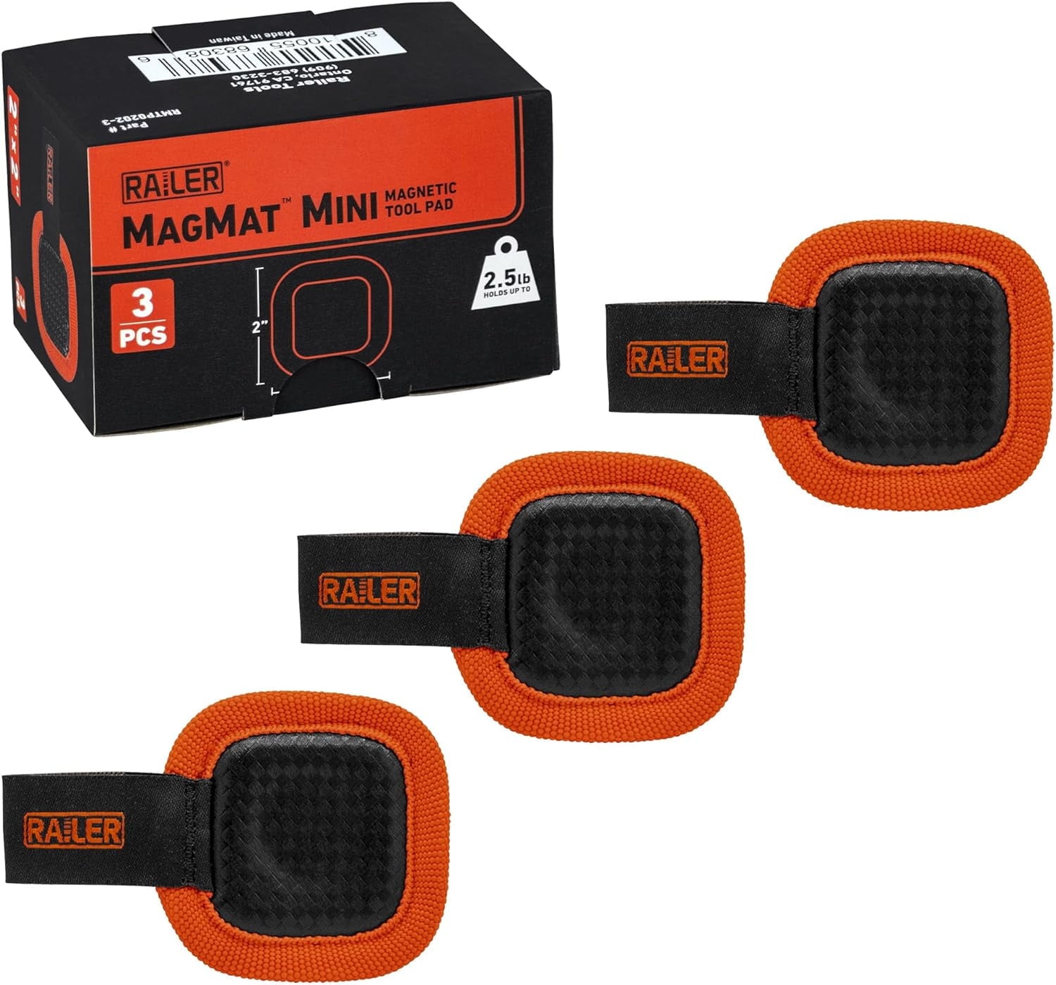 Railer MagMat Mini - 3 Pack | Premium Magnetic Tool Pad. Durable Non ...