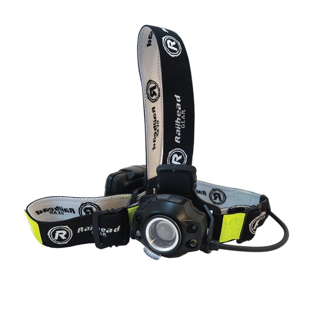 Railhead Gear LED Headlamp with Red Light, Battery Operated Motion ...