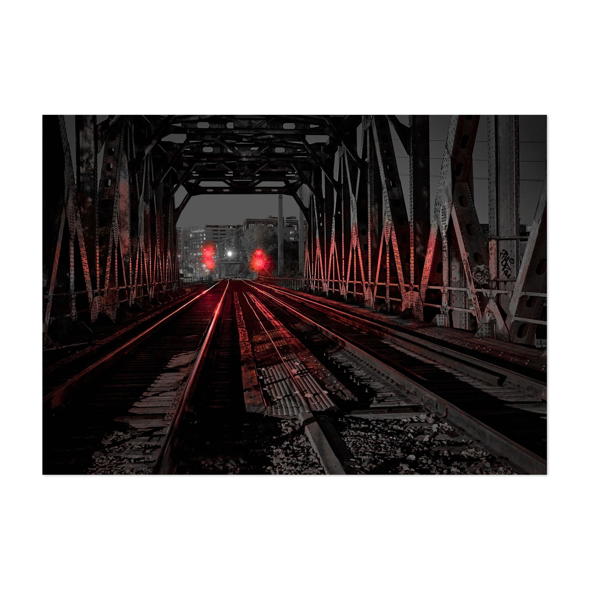 Railroad Bridge - Minneapolis Minnesota Photography Railroad Bridge ...