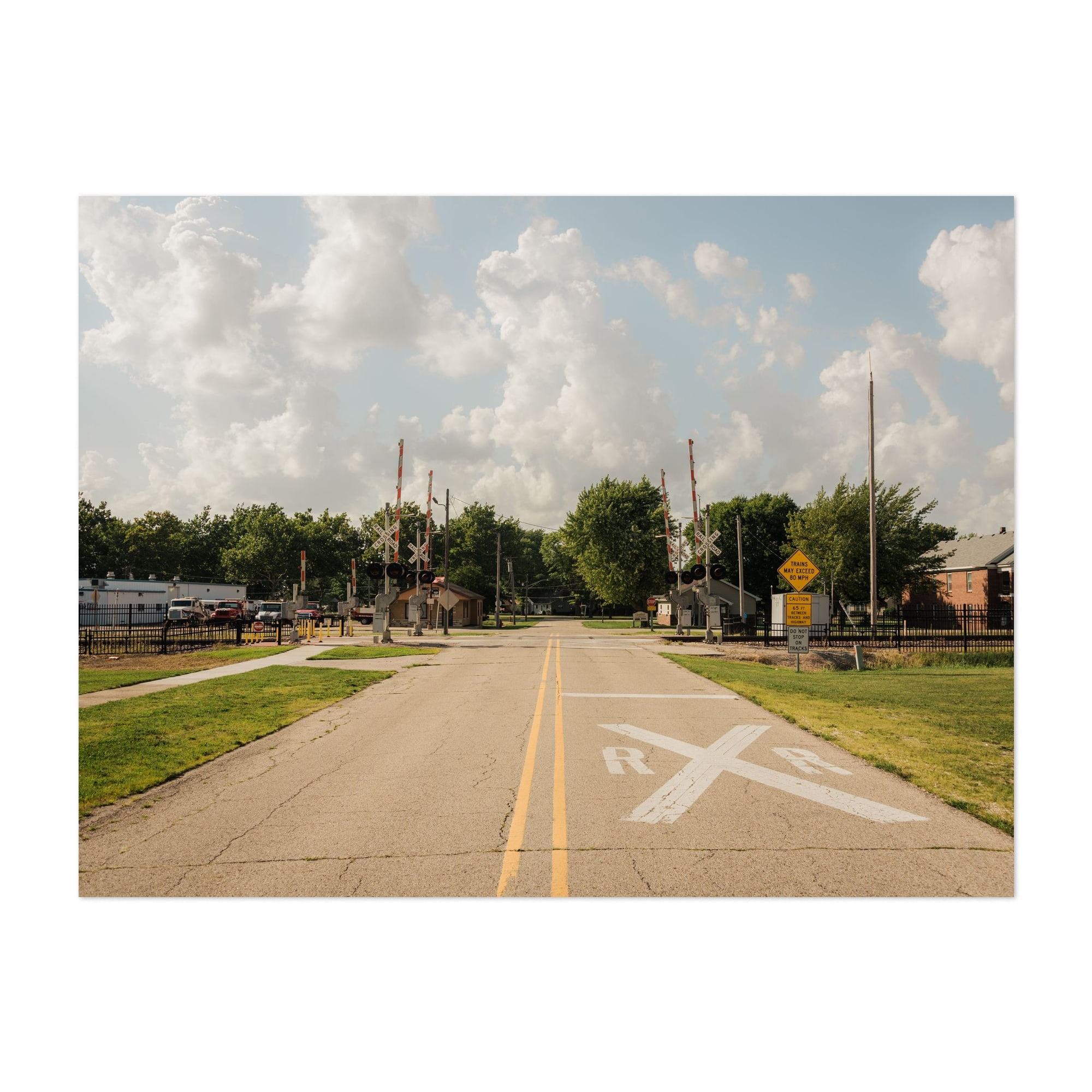 Railroad Crossing, Gardner 01 - Gardner Illinois Photography Street ...