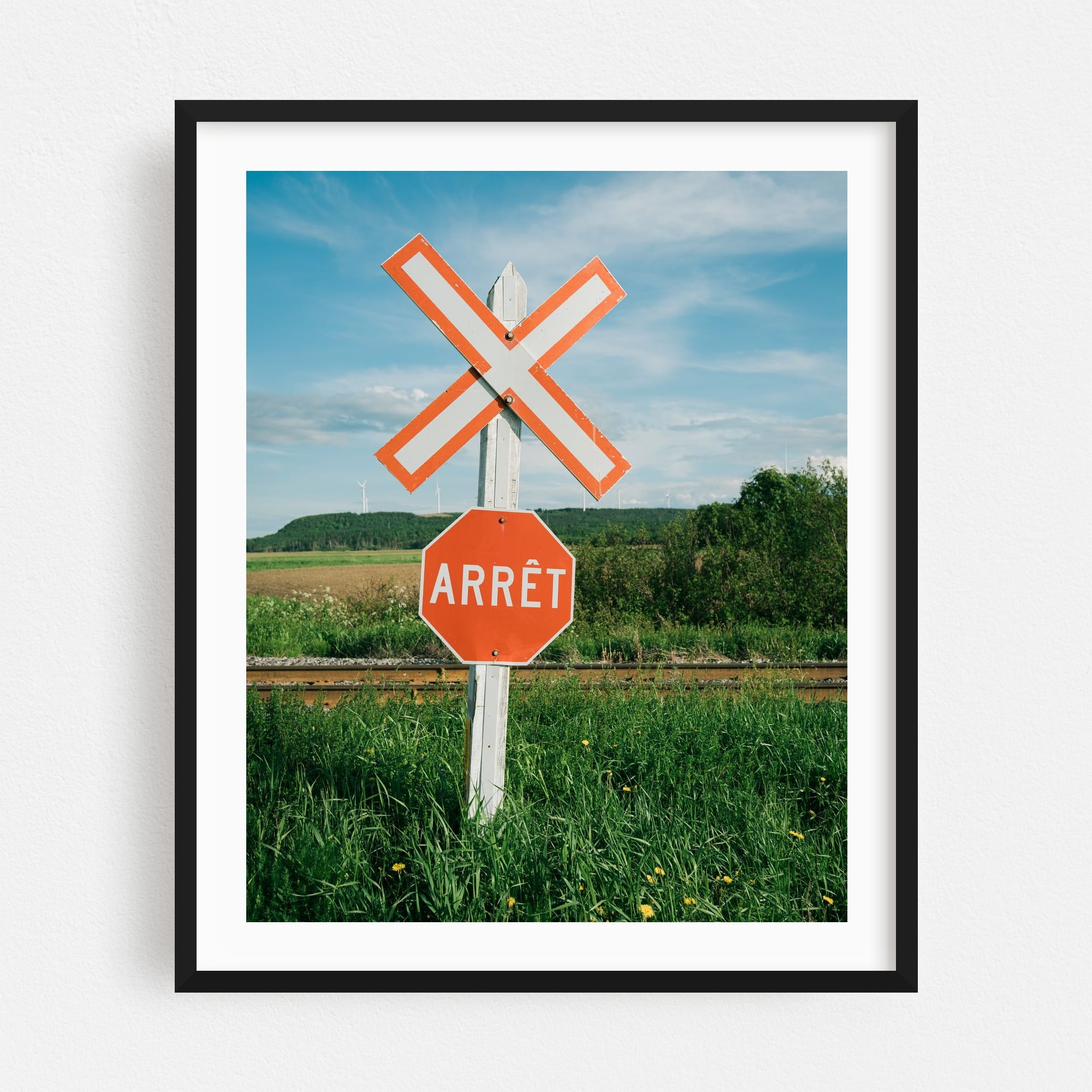 Railroad Crossing, Quebec - Québec Canada Photography Rural Railroad ...