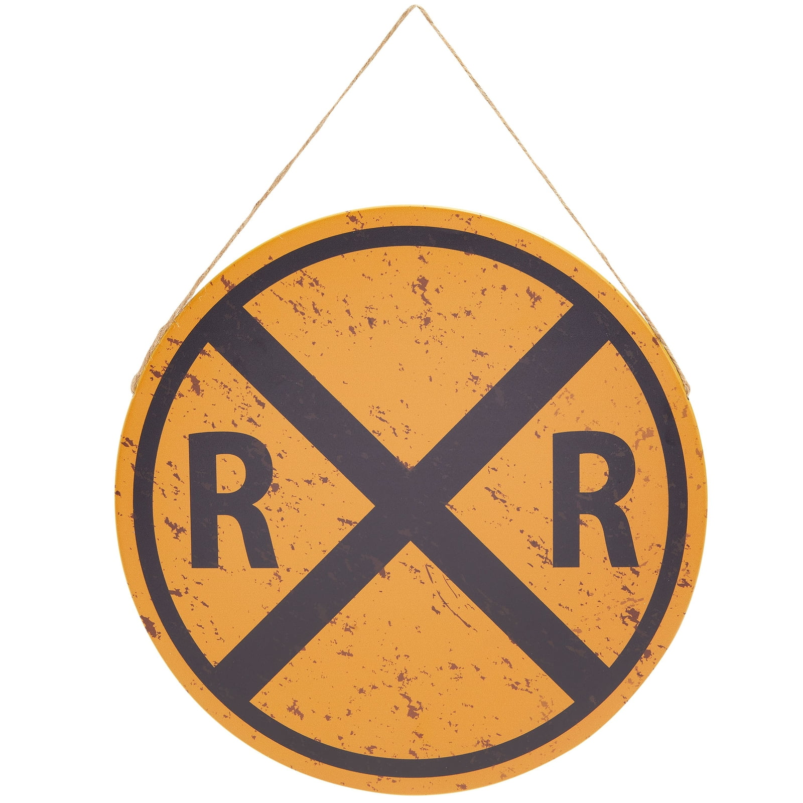 Railroad Crossing Sign for Restaurants, Vintage Train Decor Perfect for ...