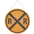 Railroad Crossing Sign for Restaurants, Vintage Train Decor Perfect for ...