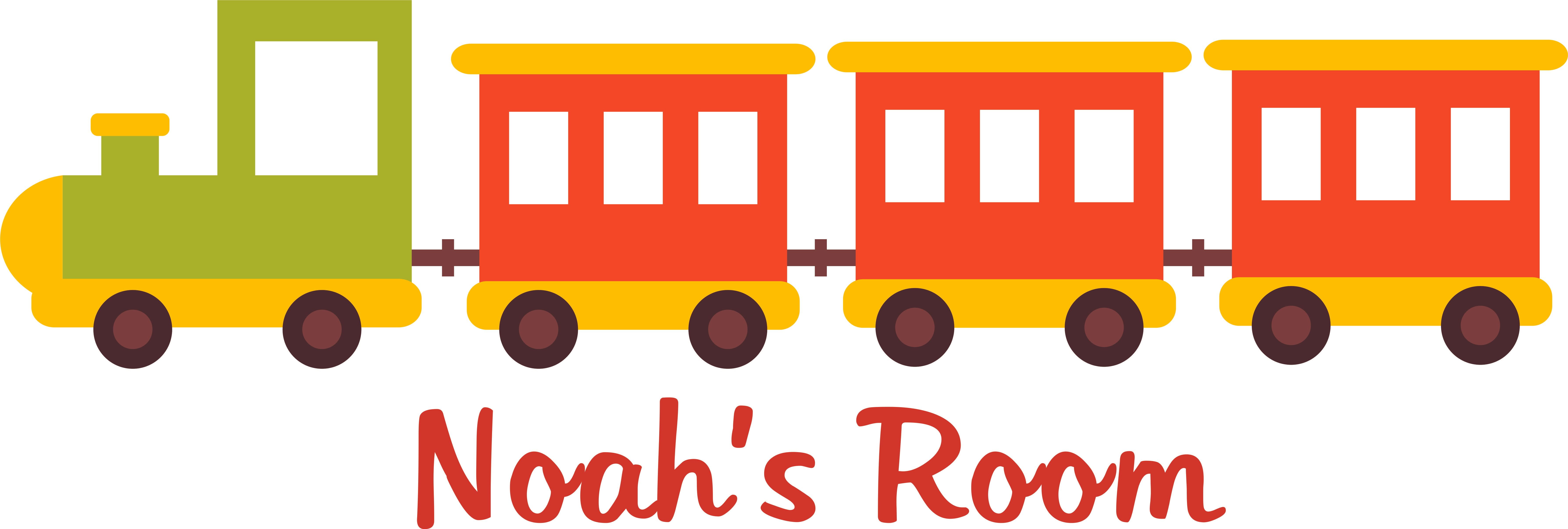 Railroad Railroads Train Cute Trains Customized Wall Decal - Custom ...