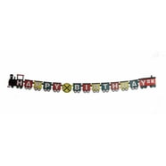 6 Count Bulk Pack All Aboard Train Ribbon Banners - Walmart.com