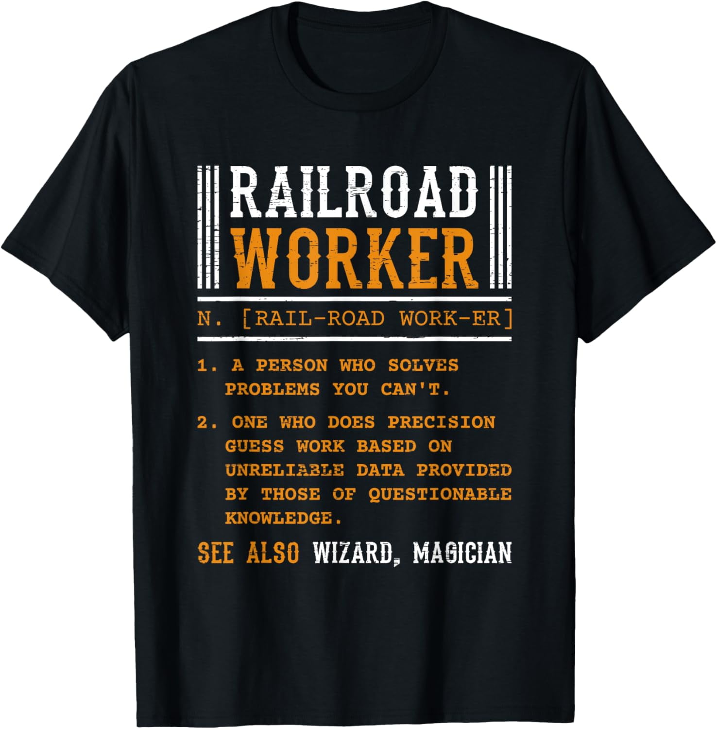 Railroad Worker for a Train and Railway Fan Railroad T-Shirt - Walmart.com