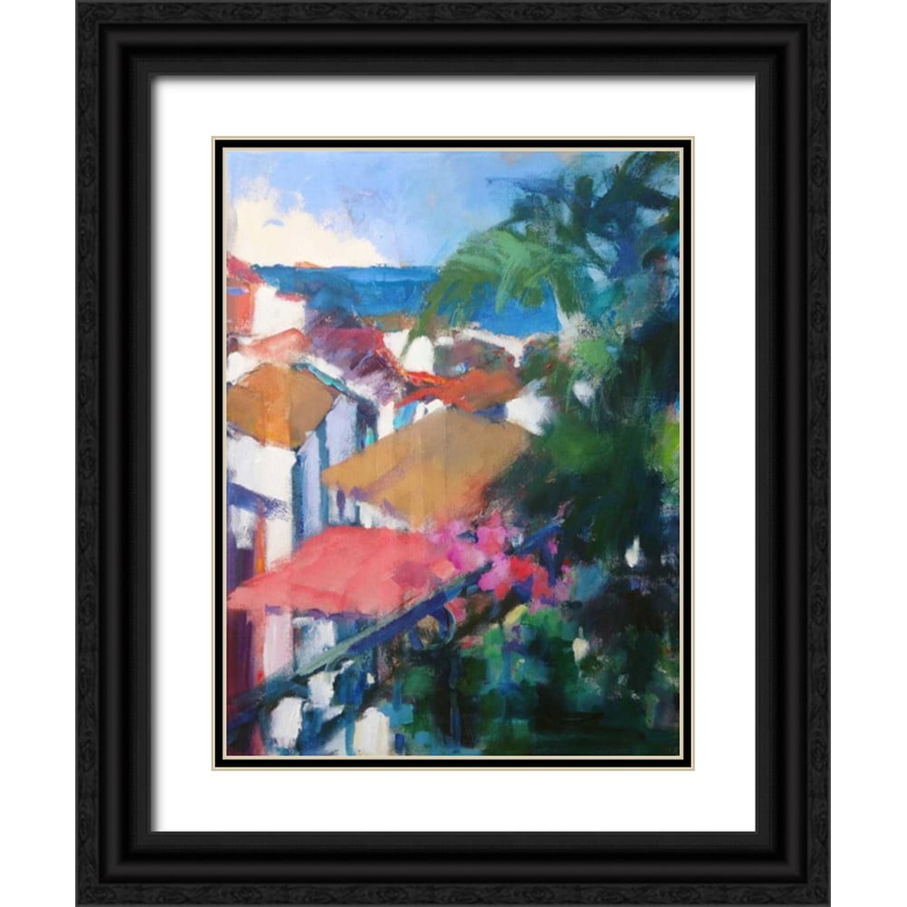 Railsback, Page Pearson 12x14 Black Ornate Wood Framed with Double ...