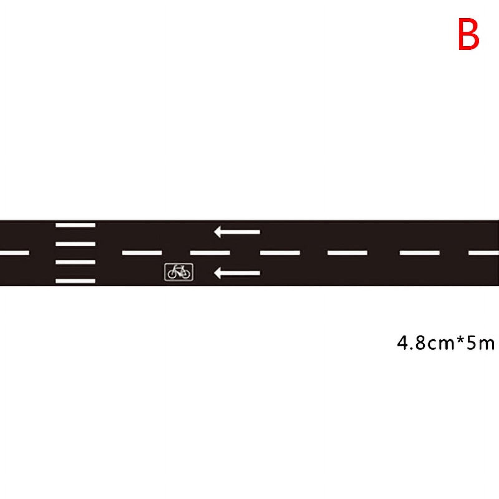 Railway Road Traffic Tape Sticker DIY Road Traffic Road Stickers ...