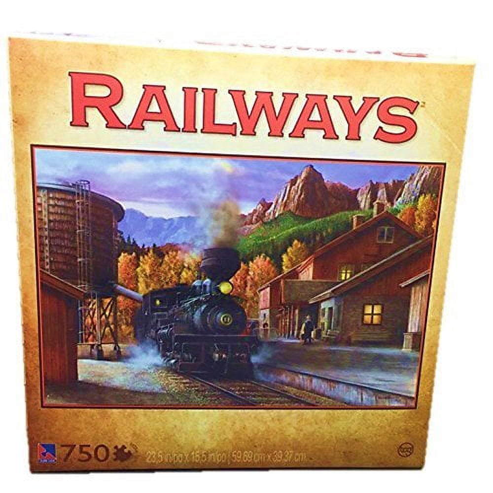 Railways The Station 750 Piece Jigsaw Puzzle By Kevin Daniels - Walmart.com