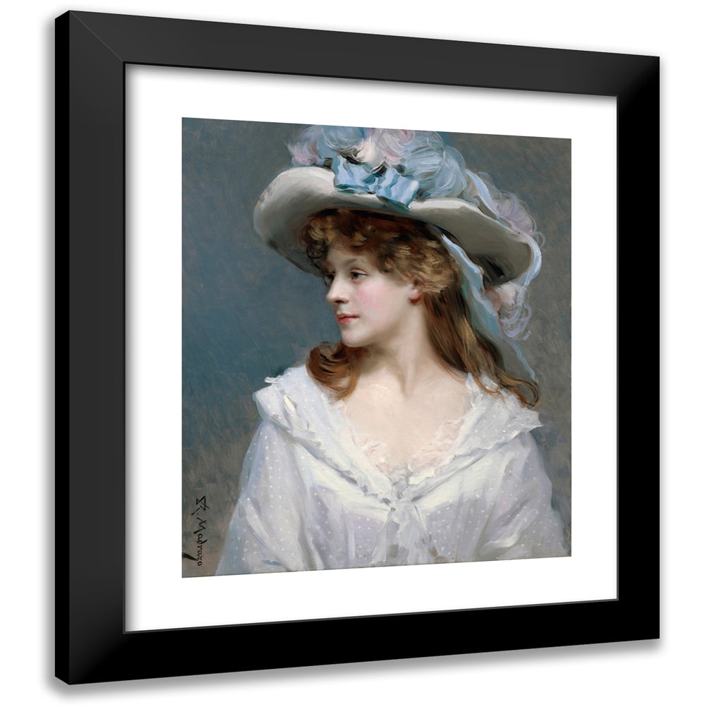 Raimundo de Madrazo y Garreta 12x14 Black Modern Framed Museum Art ...