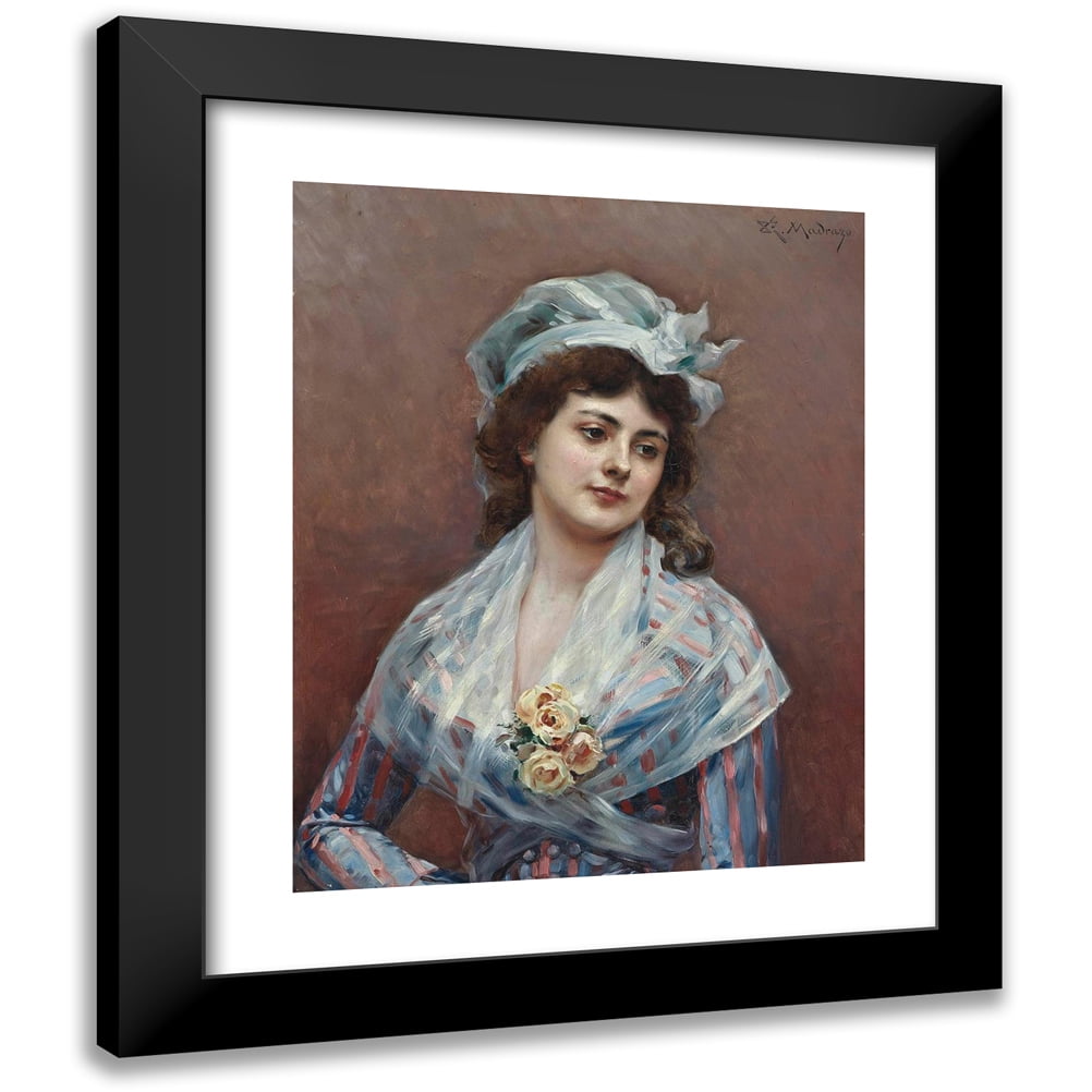 Raimundo de Madrazo y Garreta 15x18 Black Modern Framed Museum Art ...