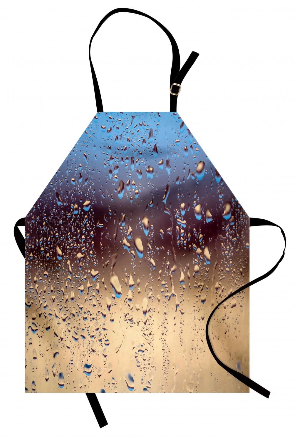 Rain Apron Close Up Rain Drops on Glass Natural Sprays Sphere ...
