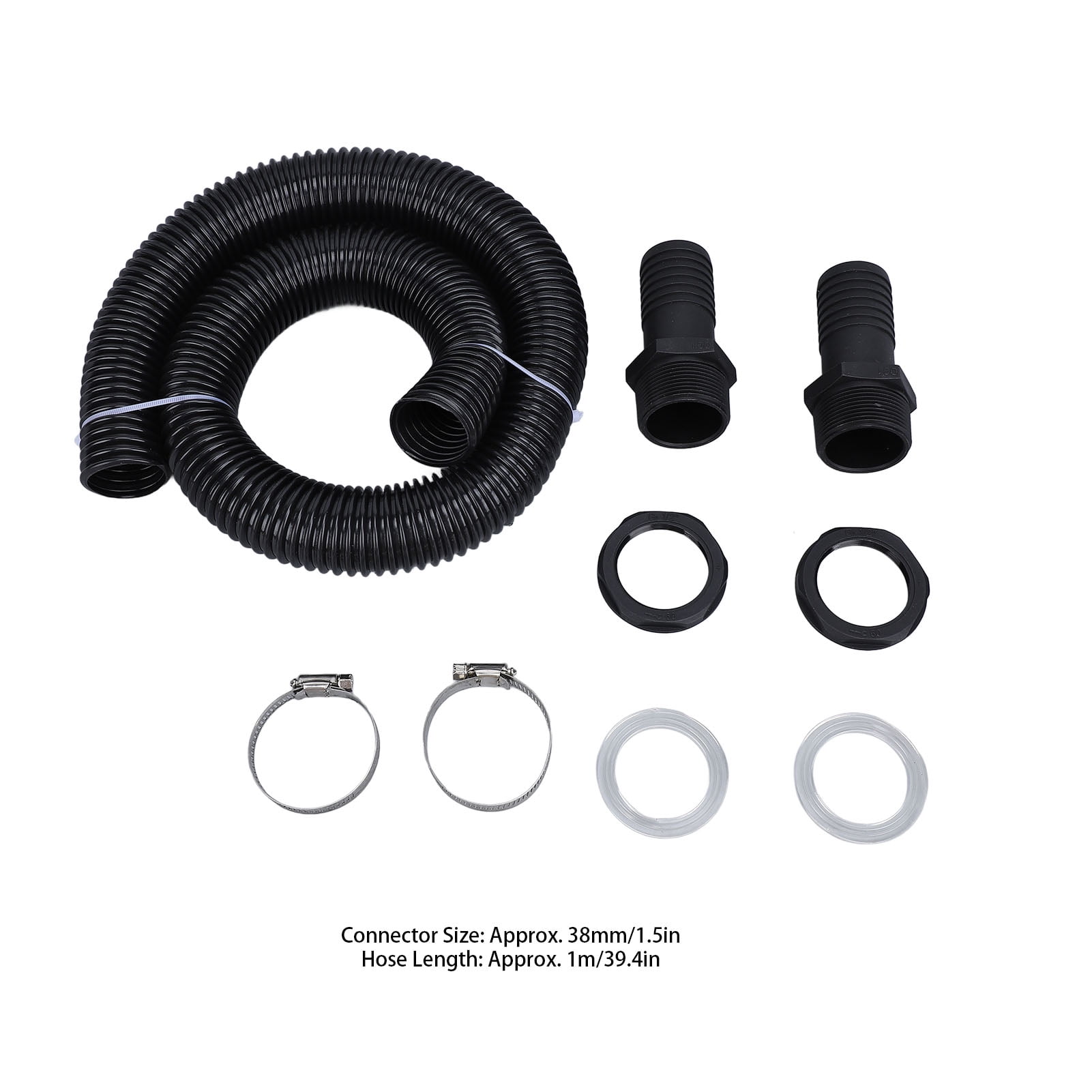Rain Barrel Connector Kit, 39.4" Hose, Link 2 Barrels, Save Water ...