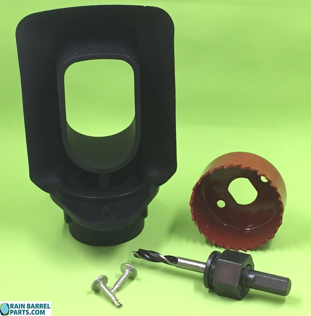 Rain Barrel Diverter Parts for 2x3, 3x4 and Round Downspouts (Diverter ...