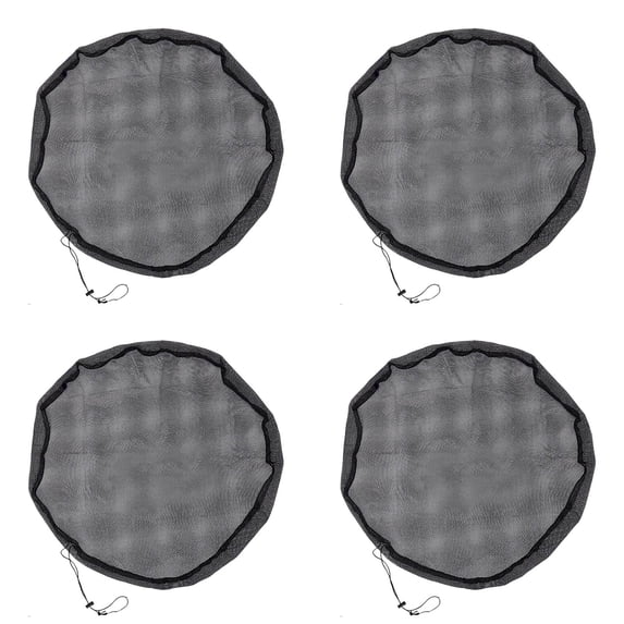 Rain Barrel Mesh Cover Nylon Netting with Adjustable Drawstring Keeps ...