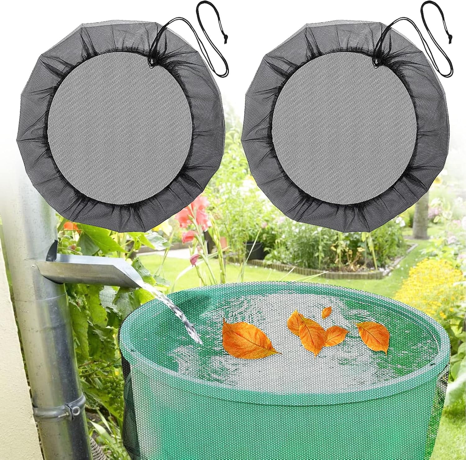 Rain Barrel Netting, Durable Polyester Material For Water Collection ...