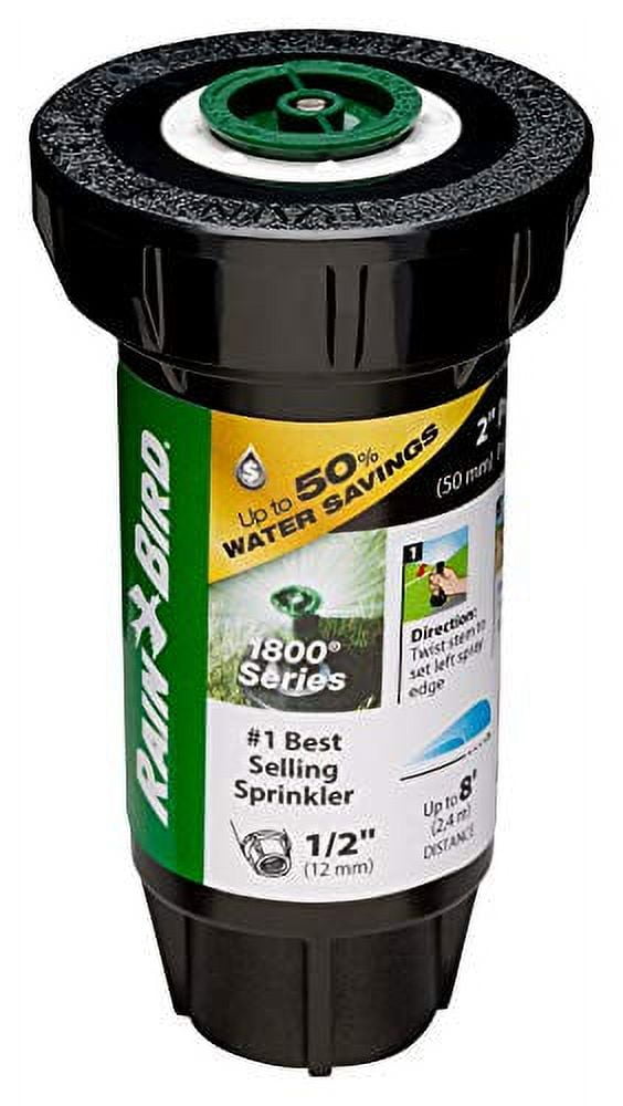 Rain Bird 1802AP8PRS Pressure Regulating (PRS) Professional Pop-Up ...