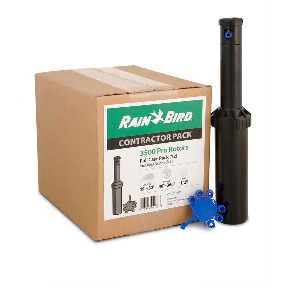 Rain Bird 3500 Rotor with Nozzle Tree (12 Pack-Pro Pack) - Walmart.com