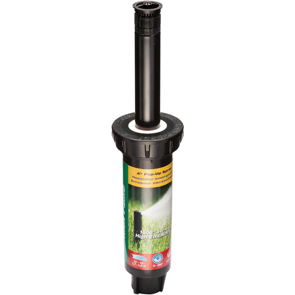Rain Bird 4 In. 15 Ft. Variable Adjustable Arc High Efficiency Pop-up ...