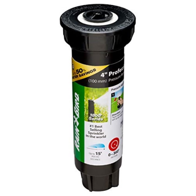 Rain Bird 4" 15' Adj Prs Sprinkler 1804HV15PR - Walmart Business Supplies