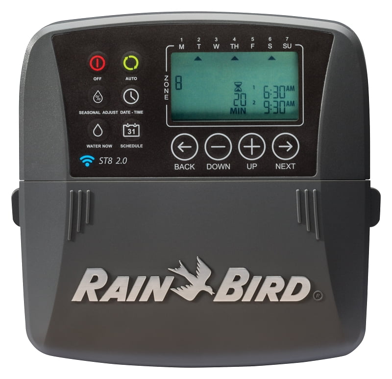 Rain Bird Programmable 8 zone WiFi Sprinkler Timer - Walmart.com