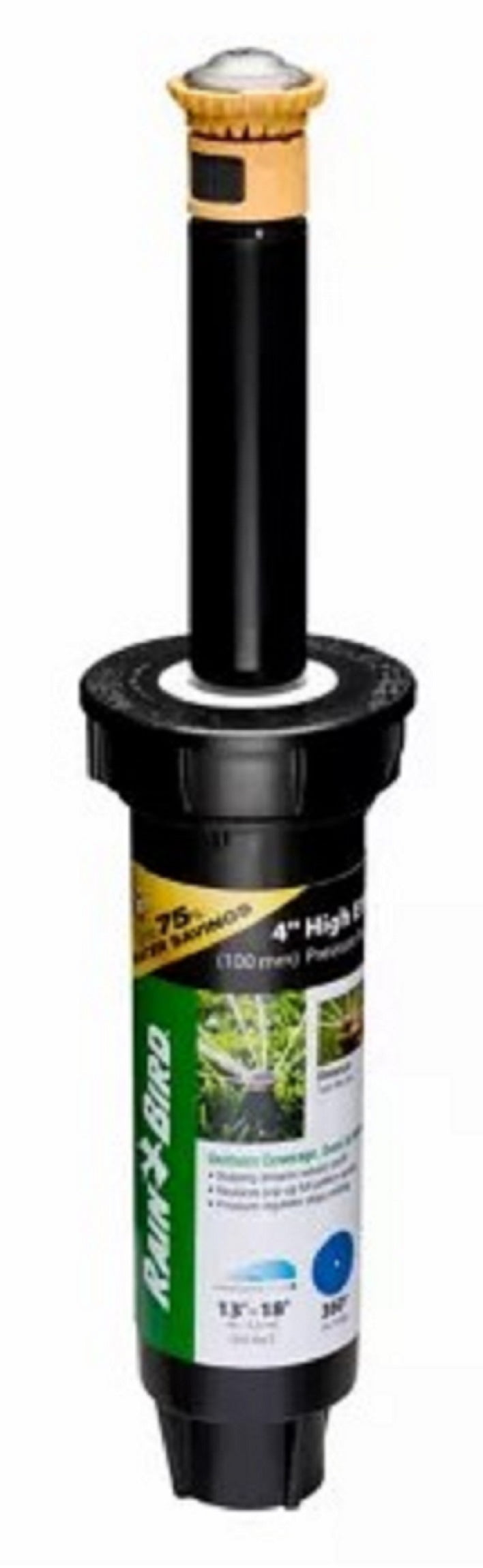 Rain Bird Full Circle 13-18 ft. Spray Distance Pop-Up Rotor 4 ...