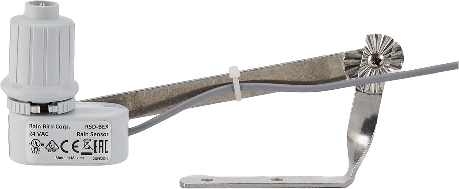 Rain Bird RSD-BEX Rain Sensor w/Aluminum Latching Bracket & Extension Wire - Walmart.com