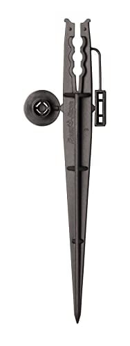 Rain Bird TS25/10PS Drip Irrigation 1/4" Tubing Stake with Bug Cap Diffuser and Locking Cap, 10 ...