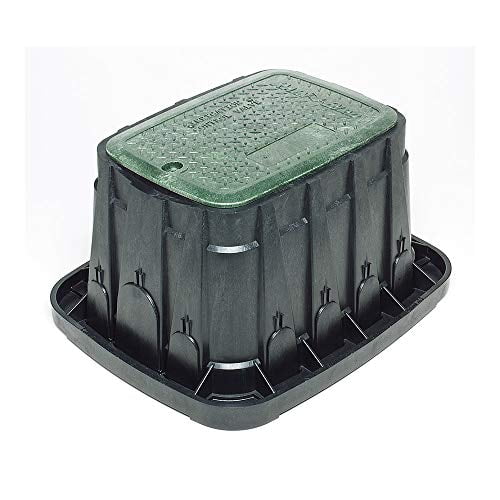 Rain Bird VB Series VBSTDH Standard Rectangular Valve Box with Locking Green Lid - Walmart.com