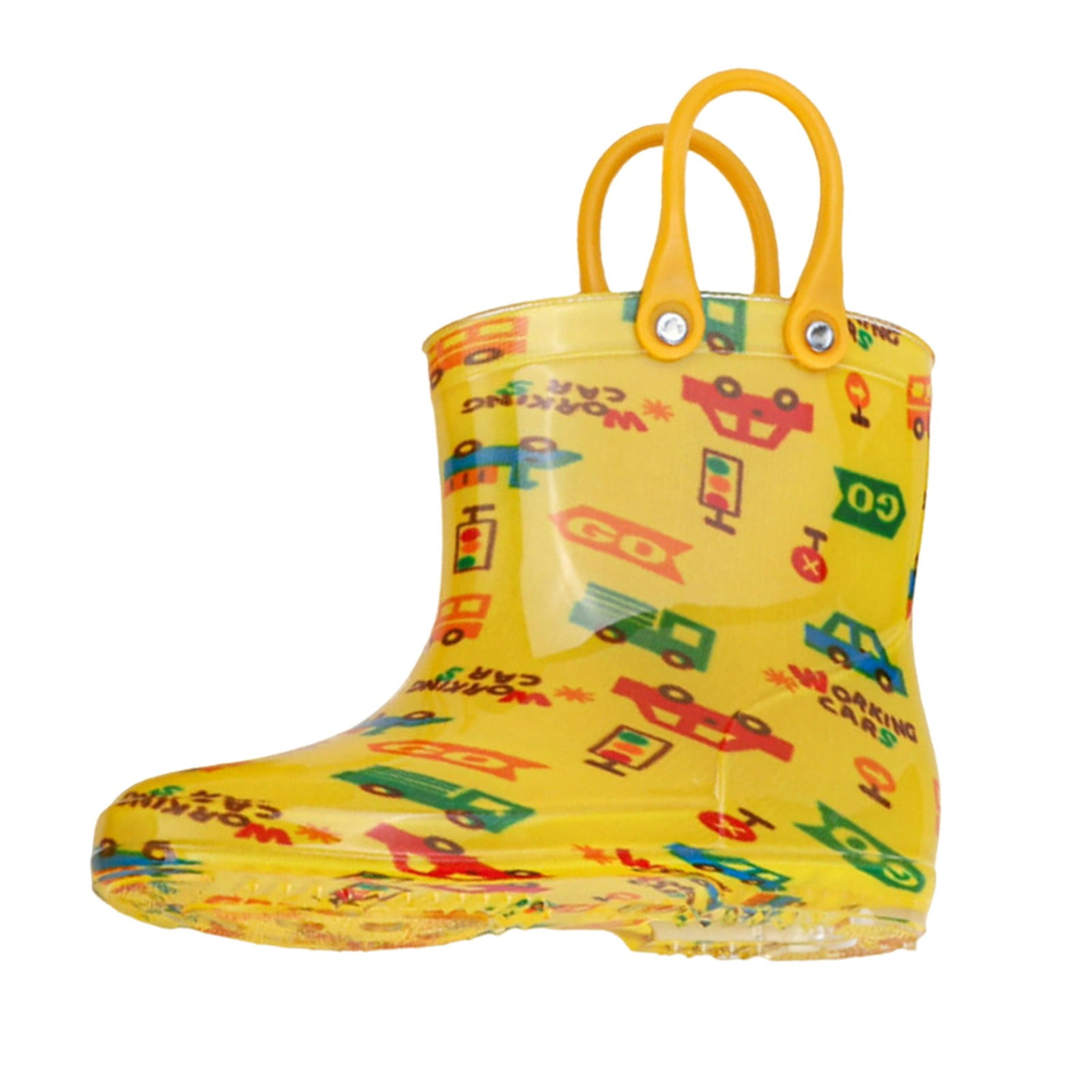 Rain Boots for Boys Size 5 Toddler Kids Waterproof Rain Boots Patterns ...