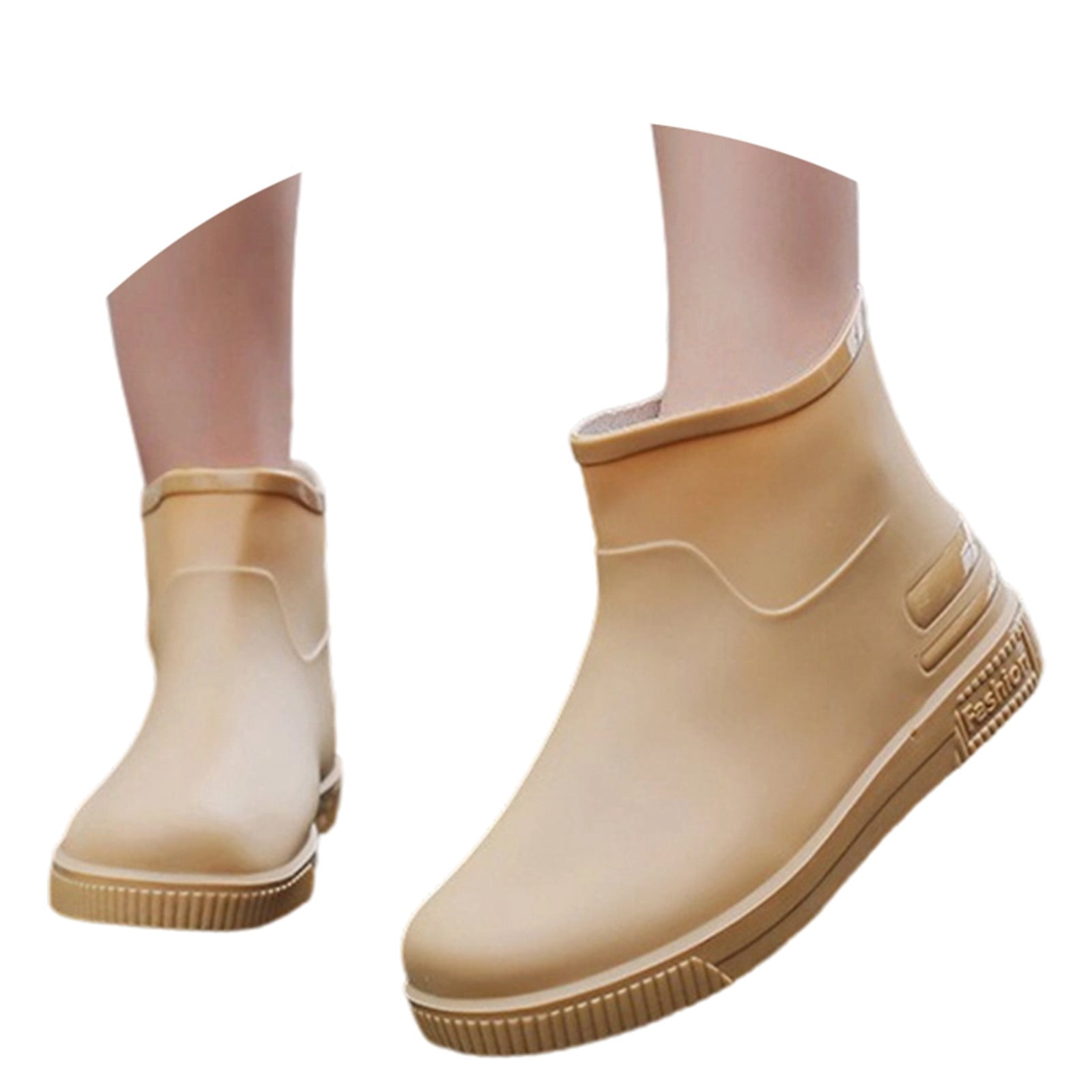 Rain Boots Women,Rain Shoes Casual Wear Year Round Comfort Flip Flop ...
