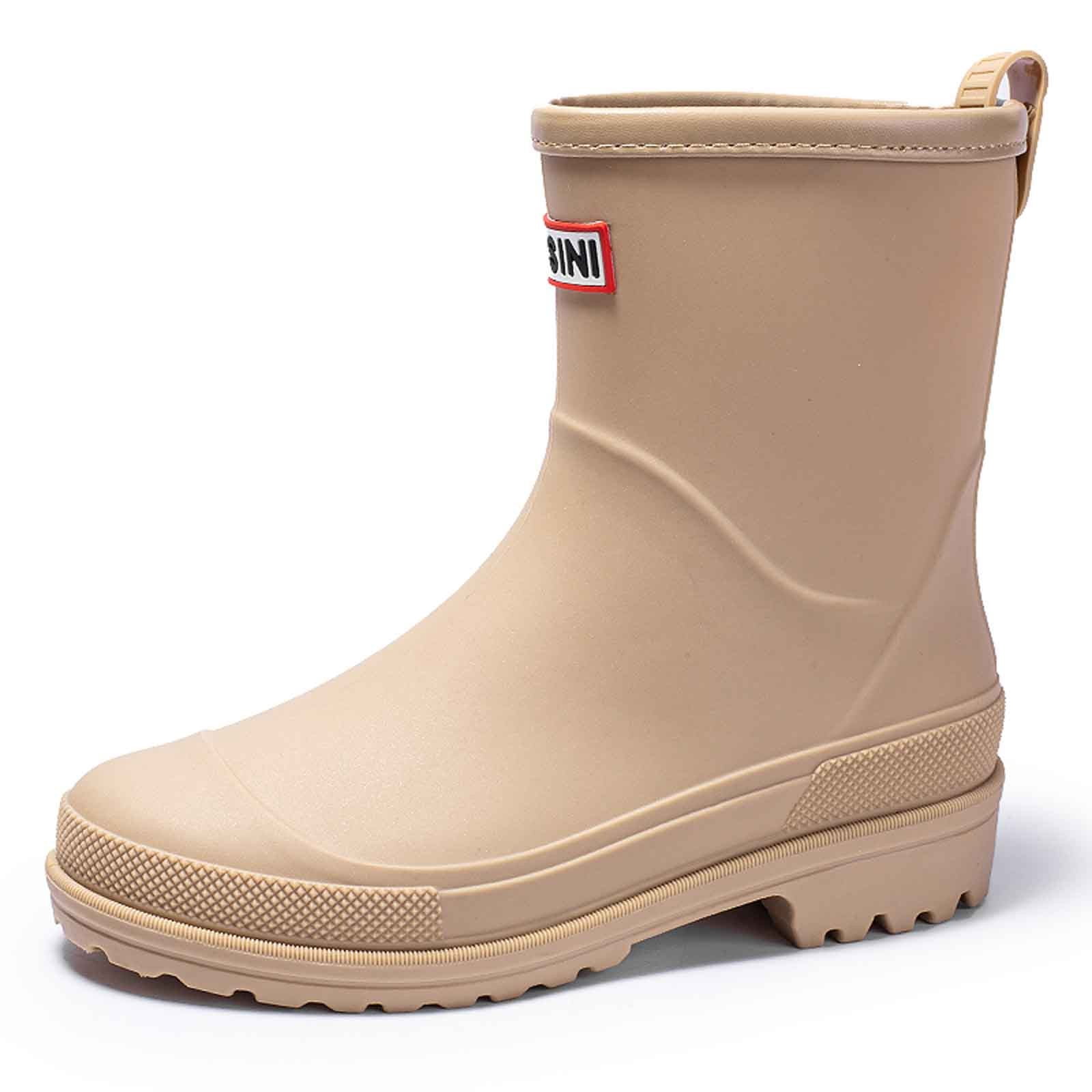 Rain Boots Women,Stylish Rain Shoes Rainy Seasons Closed Toe ...