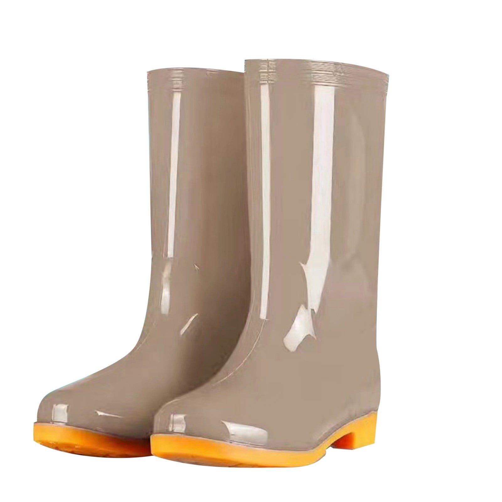 Rain Boots Women Waterproof Non-Slip Casual Shoes Long Rain Boots Wide ...