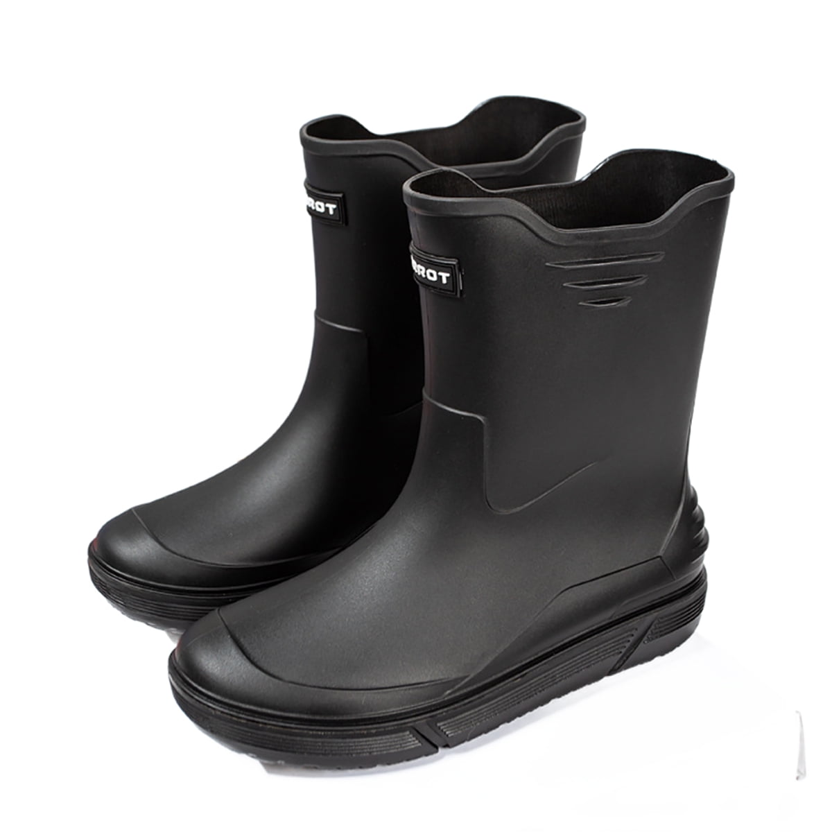 Rain Boots for Men, Non-slip Waterproof Rubber Boots Outdoor Garden Mid ...