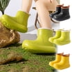 Tejiojio Clearance Women's Rain Boots Fashion Short Tube Rain Boots ...