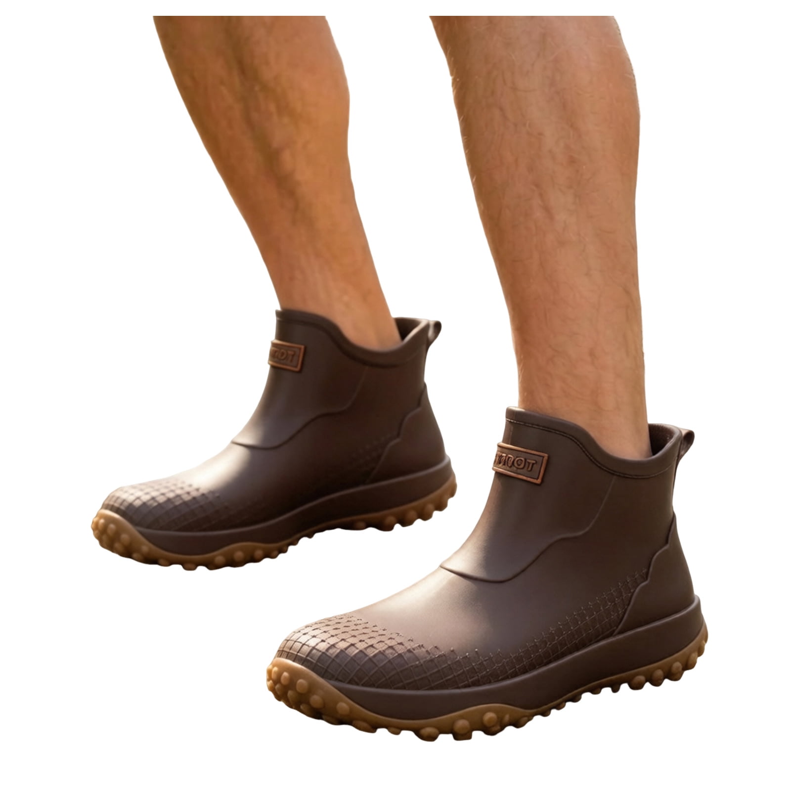 Rain Boots for Women Men Water-proof Platform Walking Water Shoes Wide ...