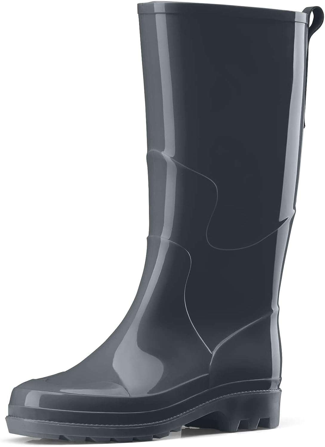 Rain Boots for Women Waterproof Garden Boots, Knee High Rain Shoes, Non ...