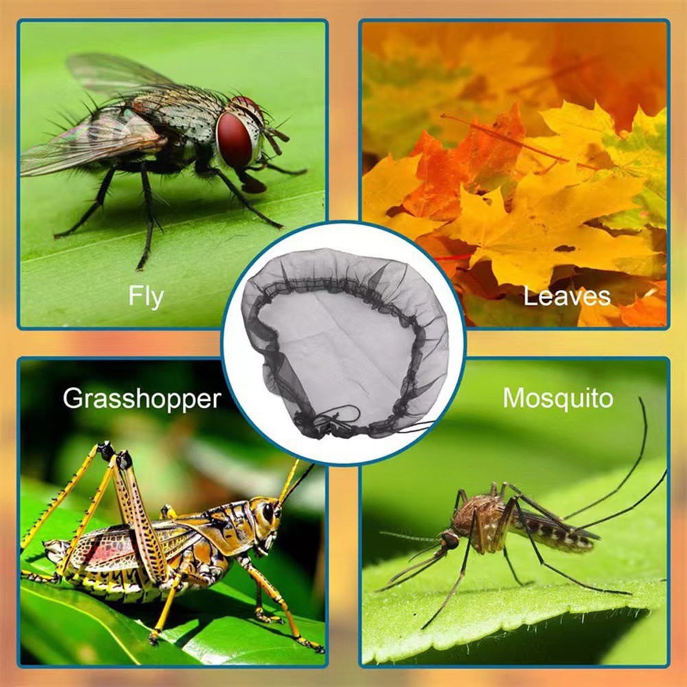 Rain Bucket Net with Cord Rain Bucket Water Bucket Cover Protection Lid ...