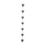 Rain Chains for Gutters Rain Collectors Cups Adjustable 39.37in Bird ...