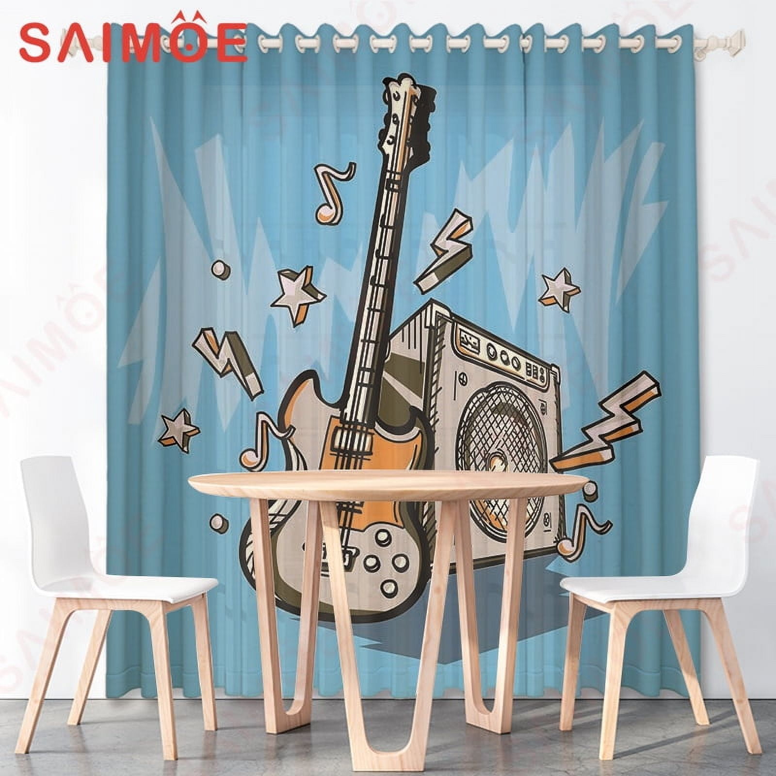 Rain Cloud Print Door Curtains Doorway Privacy Closet Curtain for ...