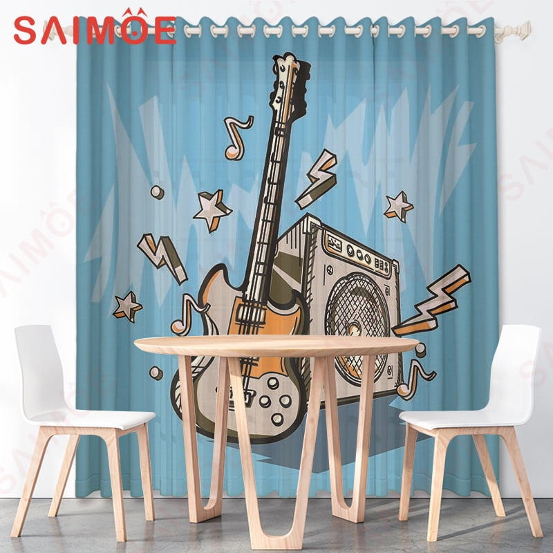 Rain Cloud Print Door Curtains Doorway Privacy Closet Curtain for ...